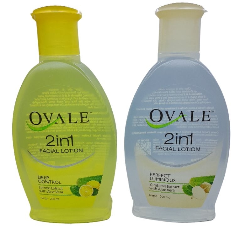 Jual Ovale facial lotion 2in1 deep control /perfect luminous 200lm ...