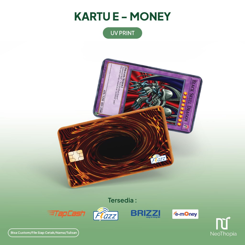 Jual Kartu Emoney Custom Emoney Flazz Brizzi Tapcash Kartu Elektronik E ...
