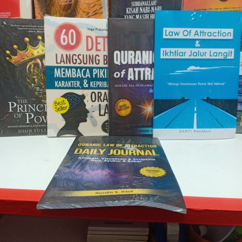 Jual Paket 5 buku, Principles of Power, 60 Detik Langsung bisa baca pikiran , Karakter ...