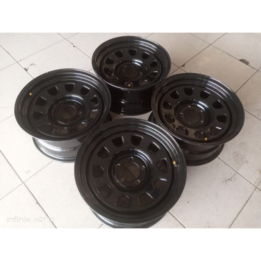 Jual Velg Mobil Hsr Kaleng Ring 16 Lebar 8 Hole 5X114,3 ET15 Seken ...