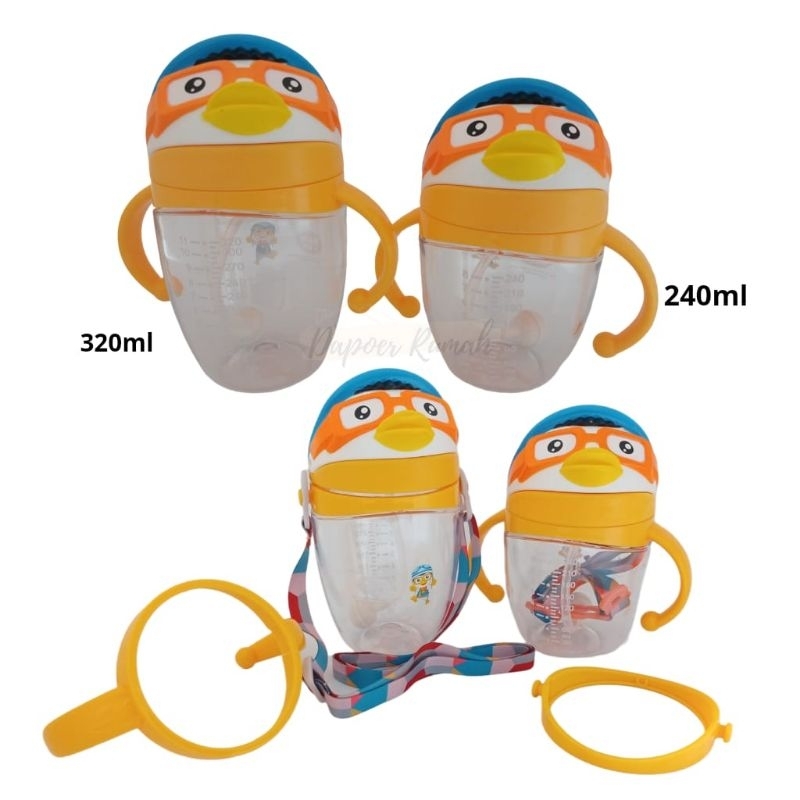Jual BOTOL MINUM ANAK PORORO/BOTOL AIR ANAK 240 ML 320ML TALI/BOTOL ...