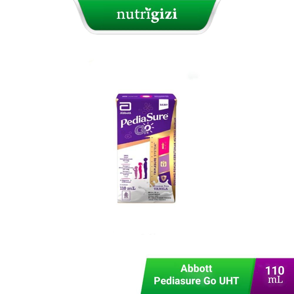 Jual Nutrigizi | Abbott Pediasure Go 110 ml Susu UHT Anak Usia 1 Tahun ...