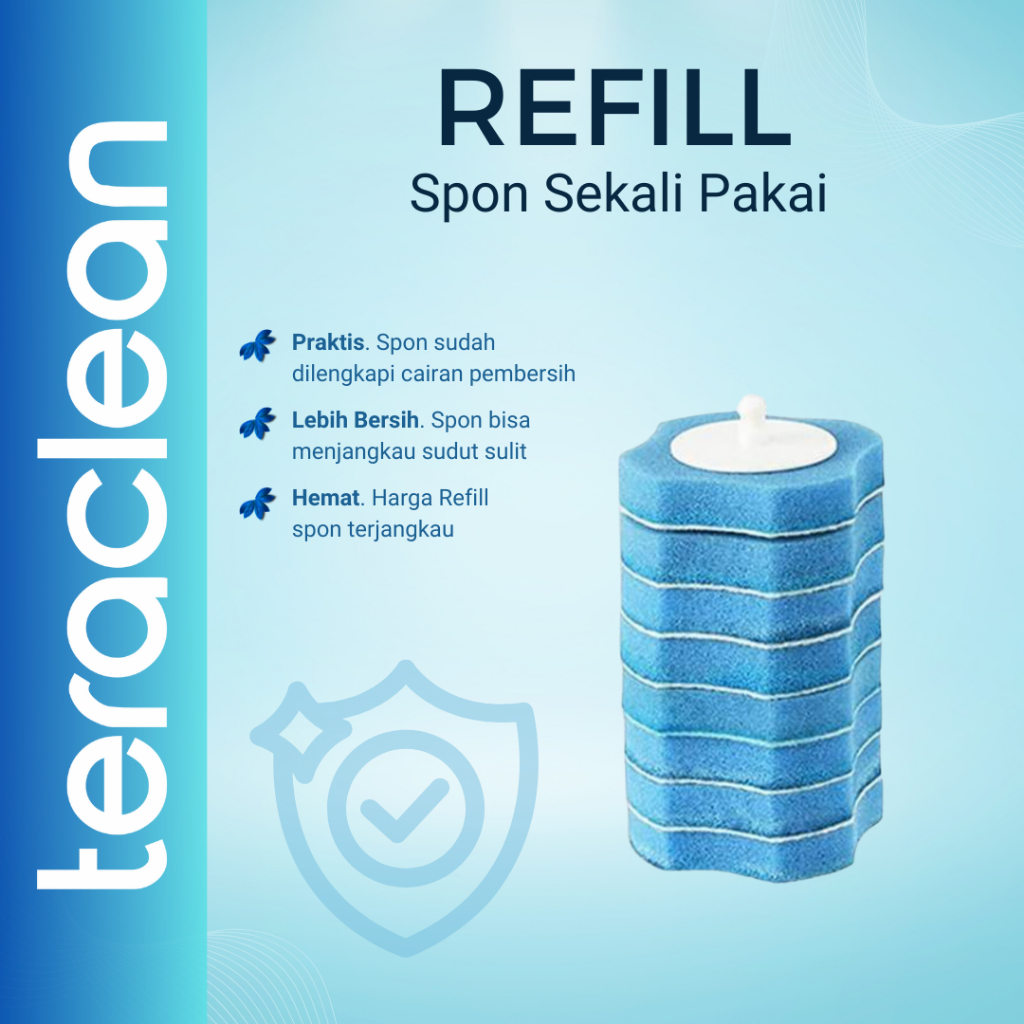 Jual Refill Saja - Refill Spons Pembersih Toilet WC Sikat Kamar Mandi ...