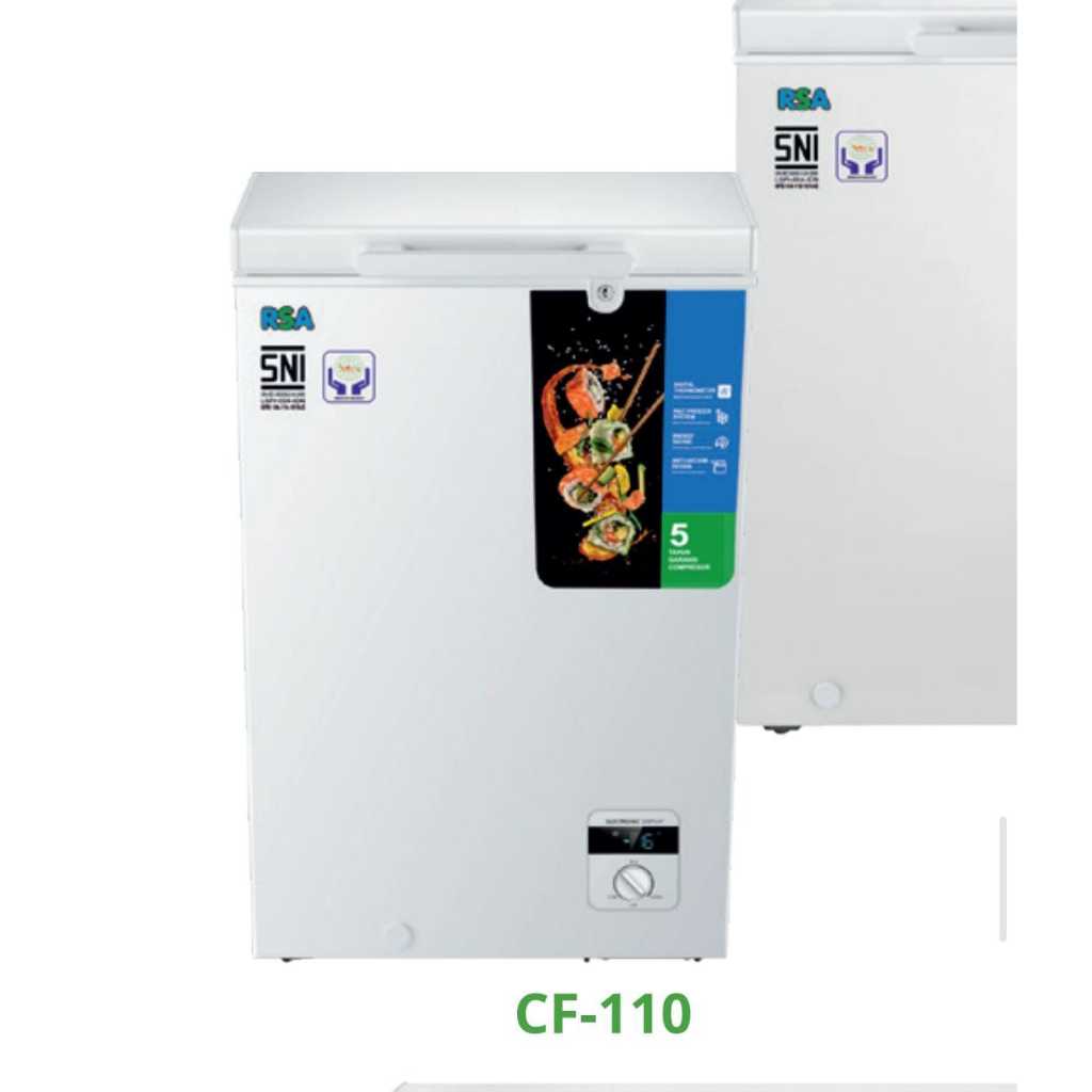 Jual chest freezer / freezer box 100 liter RSA CF 110 | Peti ES | peti ...