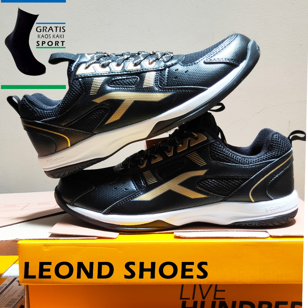 Jual Sepatu Badminton Hundred Raze Warna Hitam Sepatu Bulu Tangkis ...