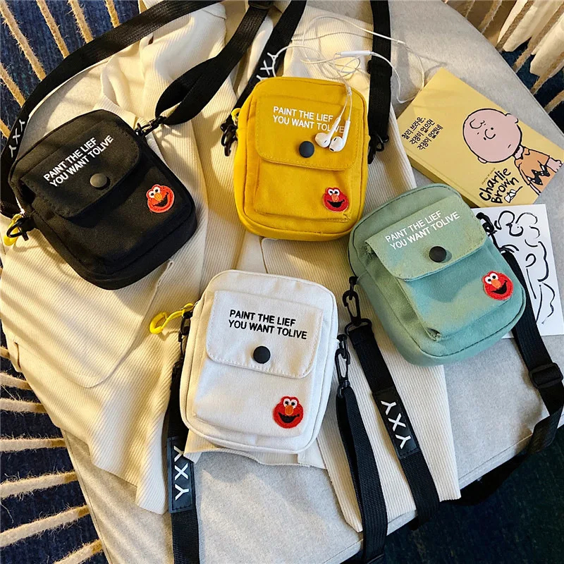 Jual TASNOVAKU - Tas Selempang Wanita Slingbag Mini Kanvas Elmo ...