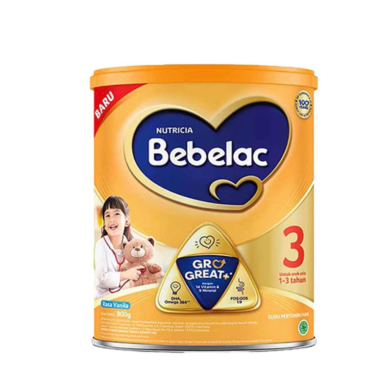 Jual Bebelac 3 Vanila & Madu 800gr / 800g | Shopee Indonesia