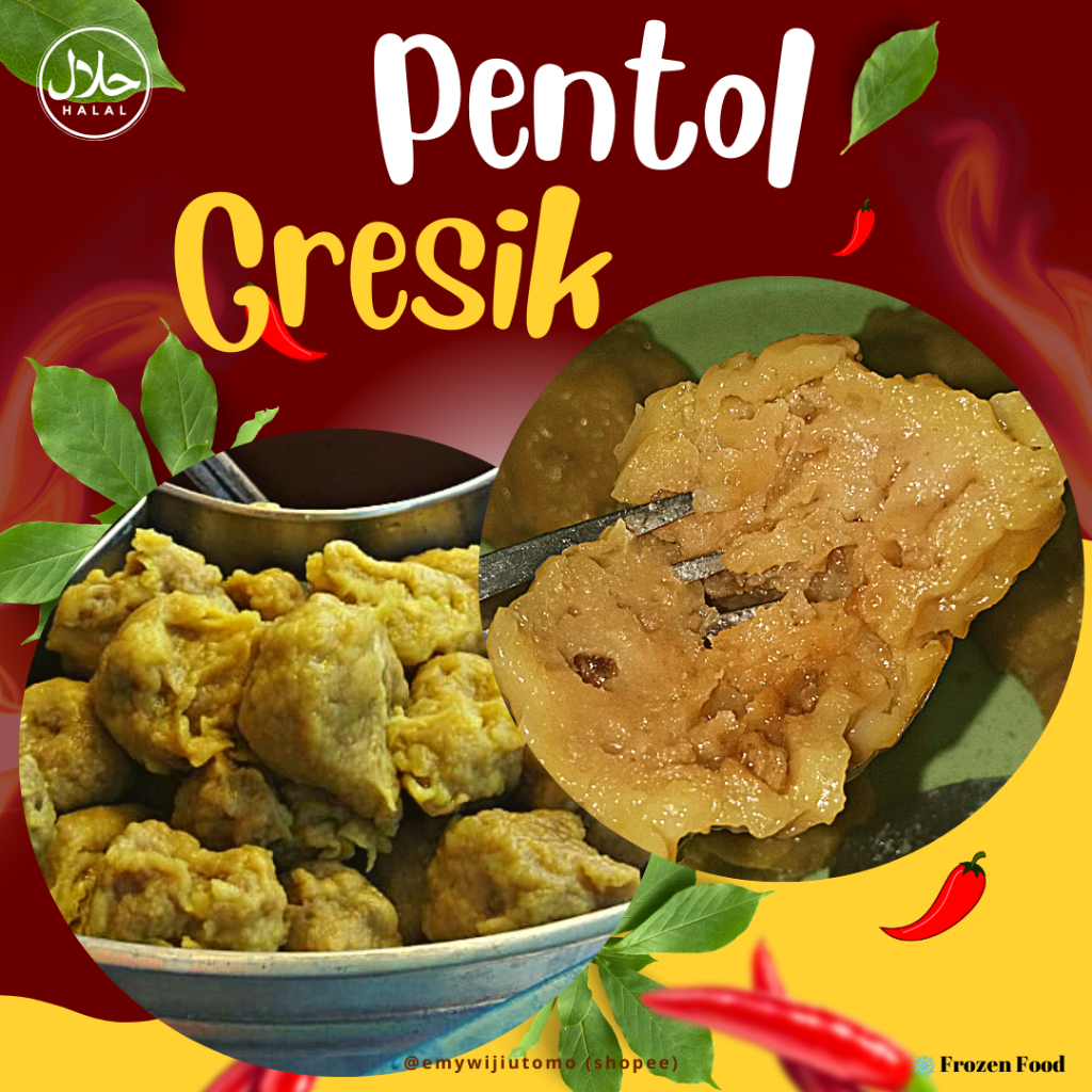 Jual ISI 12 PENTOL GRESIK UKURAN BESAR/PENTOL VIRAL/PENTOL FROZEN ...