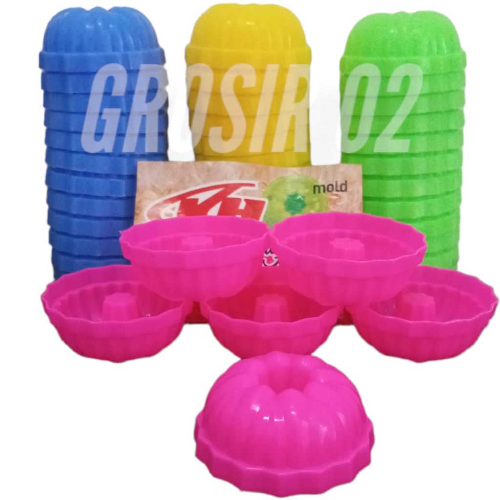 Jual ( 24 PCS ) paket murah meriah cetakan kue putu ayu bulat / cetakan ...