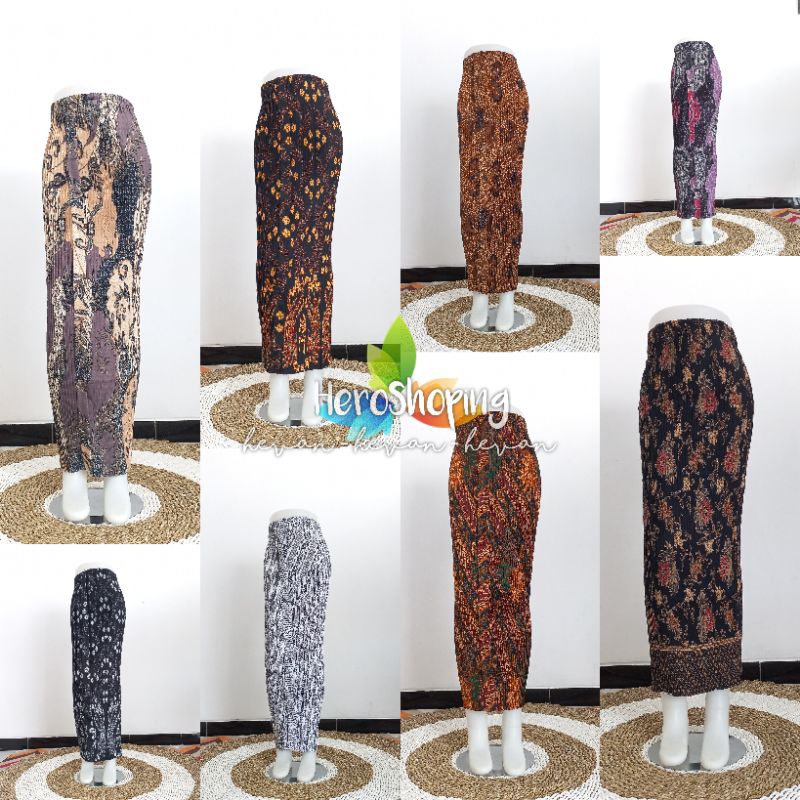 Jual Rok Plisket Wiru | Motif Baru Lengkap | Shopee Indonesia