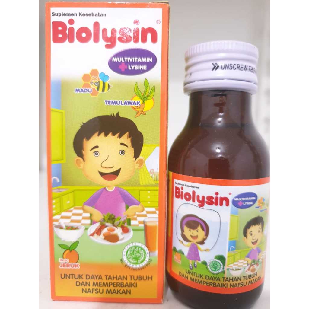 Jual Biolysin sirup untuk daya tahan tubuh & memperbaiki nafsu makan ...