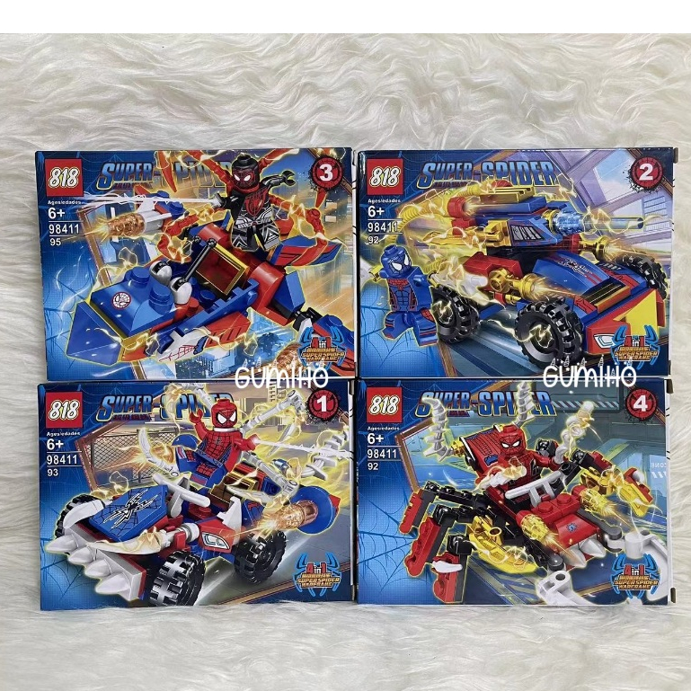 Jual Bricks Block Super spider anak mainan toys | Shopee Indonesia