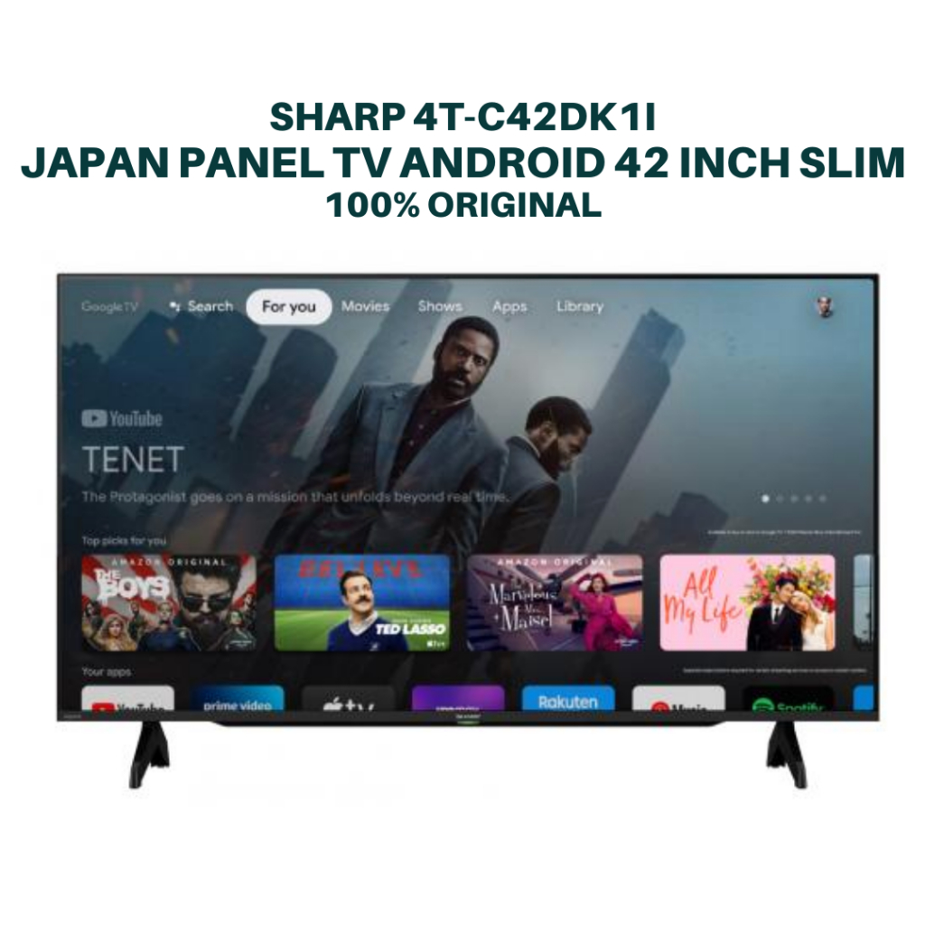 Jual SHARP 4T-C42DK1I GOOGLE TV ANDROID 42 INCH 4K UHD DIGITAL GARANSI ...
