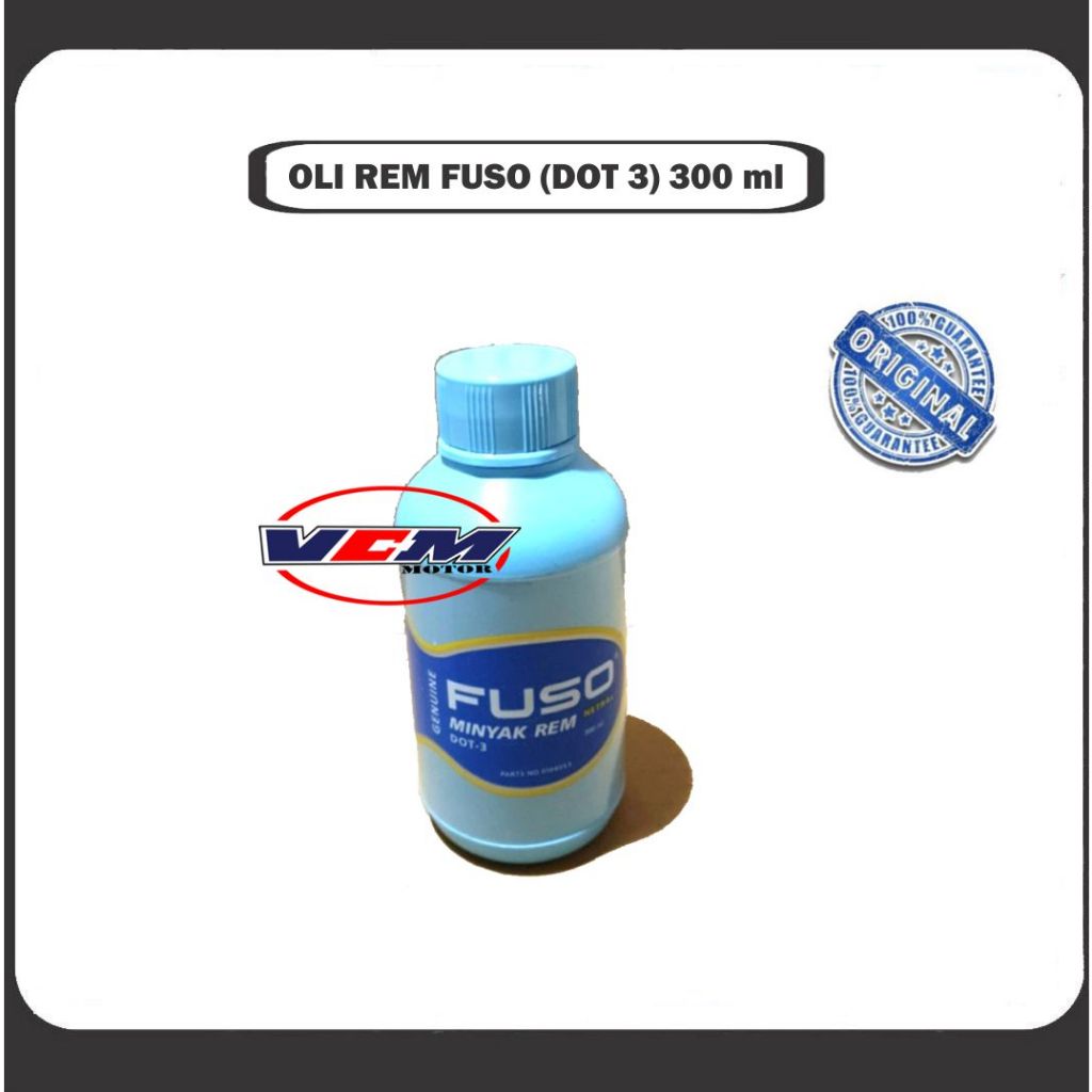 Jual Oli Rem - Minyak Rem Fuso Dot 3 Brake Fluid 300ml | Shopee Indonesia