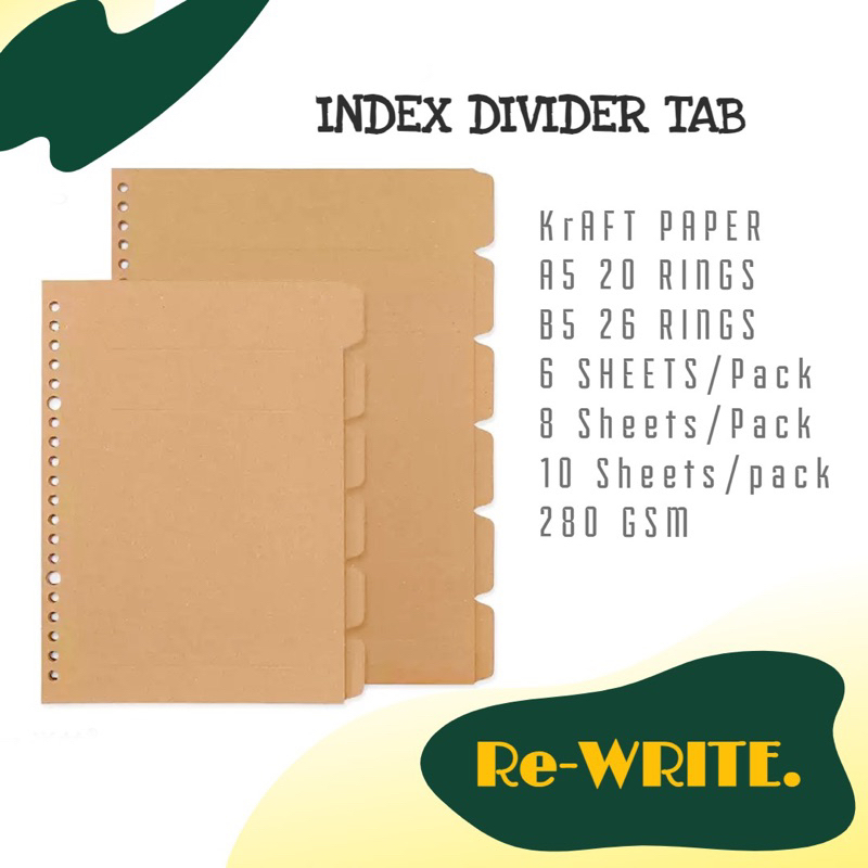 Jual Pembatas Binder A5 B5 Kraft Paper Linen Paper Warna Cokelat Hitam ...