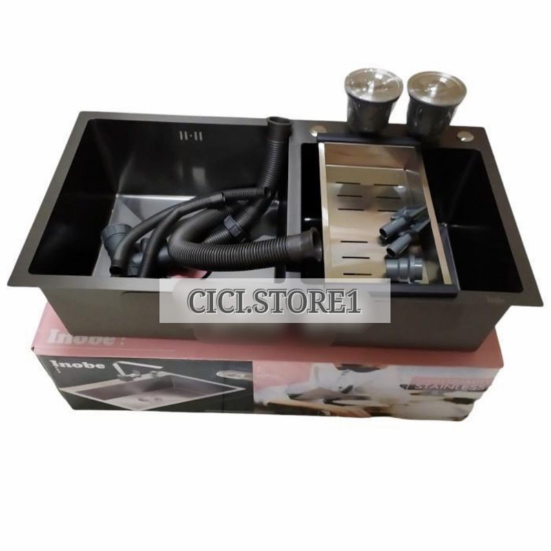 Jual Kitchen Sink Stainless INOBE 8245 Bak Cuci Piring Anti Karat ...