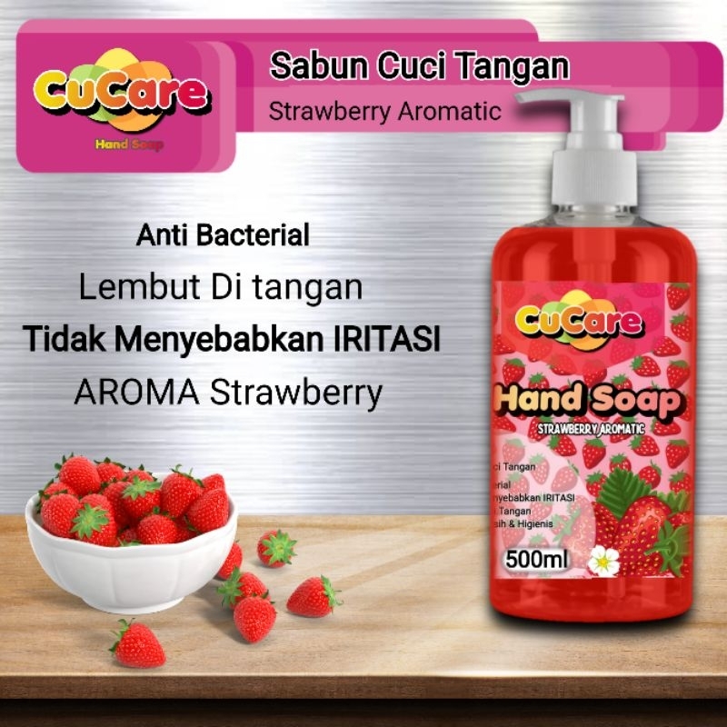 Jual Cucare Hand Soap Sabun Cuci Tangan Strawberry Aromatic 500ml ...