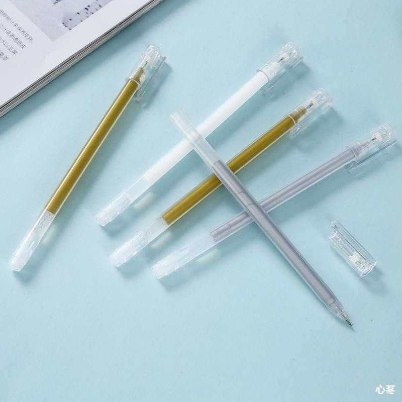 Jual [B364] Pulpen Tinta Samoyed Pulpen Tinta Warna Putih/Emas/Silver ...