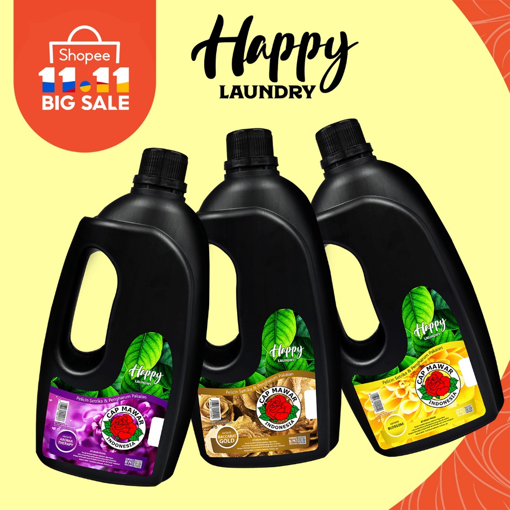 Jual Happy Parfum Pelicin setrika Laundry (Grade A) Premium Perfume ...