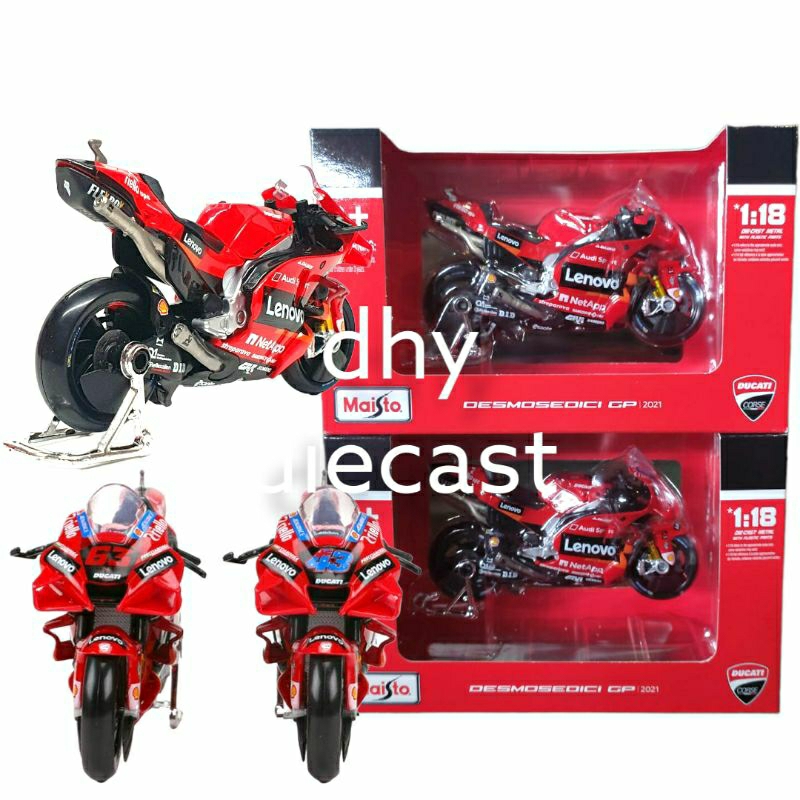 Jual Diecast Miniatur Motor Gp Yamaha Suzuki Honda Ktm Ducati 1:18 ...