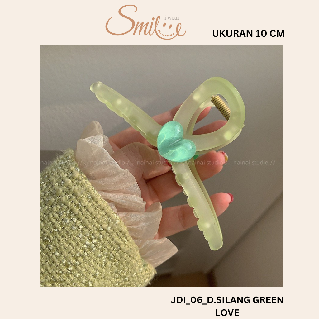 Jual JEPIT RAMBUT SALON PREMIUM/JEDAI KOREA TRANSPARAN/JEDAI KOREA LOVE ...