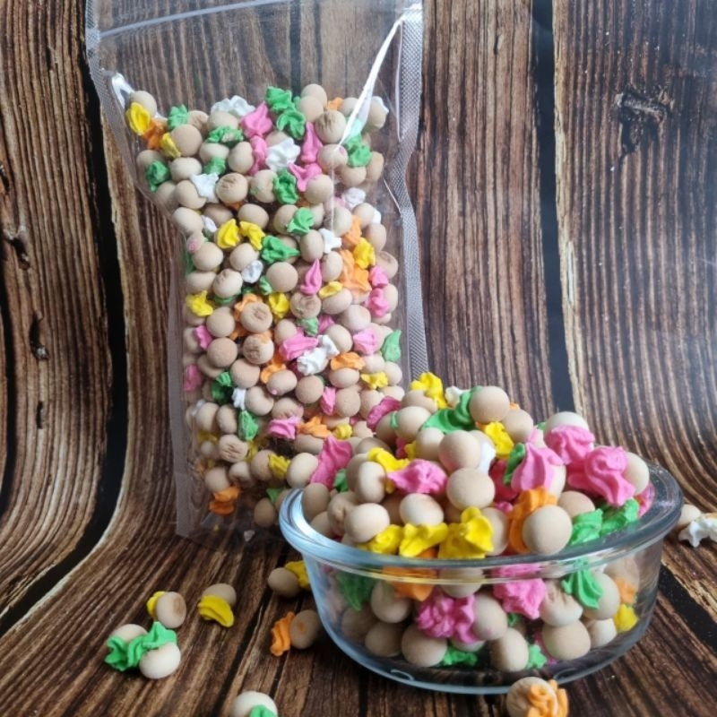 Jual Kue Kancing Kue Monas Kue Siput Gem Rose Biskuit Gula Warna Warni ...