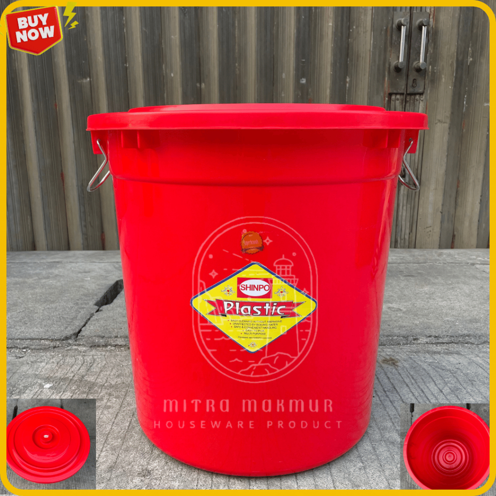 Jual SHINPO - EMBER PLASTIK TUTUP 30 40 50 60 80 120 LITER EMBER PLASTIK MURAH | Shopee Indonesia