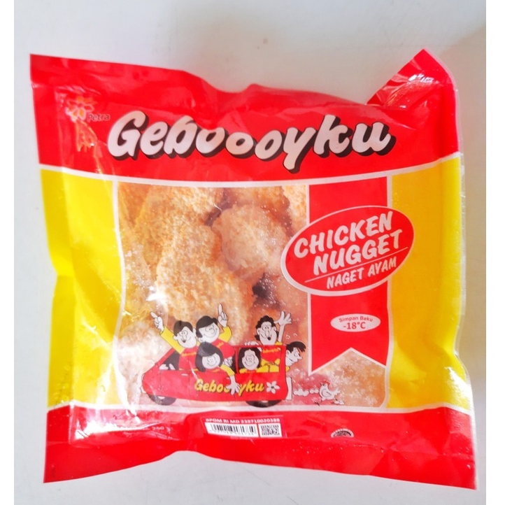 Jual GEBOOOYKU Chicken Nugget 250gr - Makanan Beku Olahan | Shopee ...