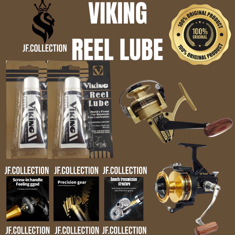 Jual viking reel lube. reel lube badak reel lube grease reel oil reel ...