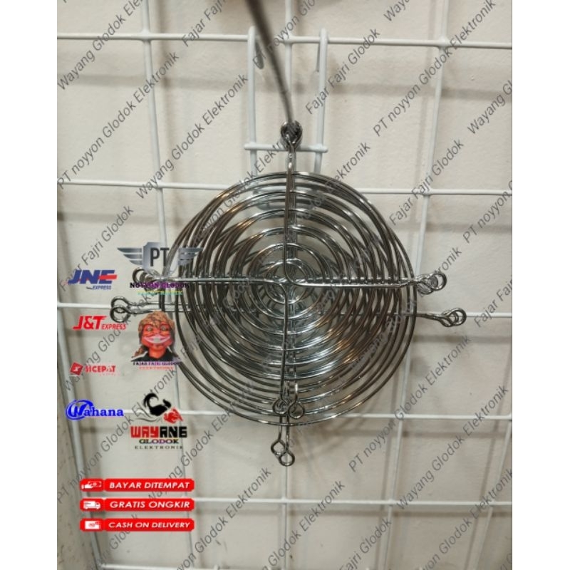 Jual Ram kipas 8 cm Jaring saringan Debu AC/DC Grill Fan 8x8 Besi ...