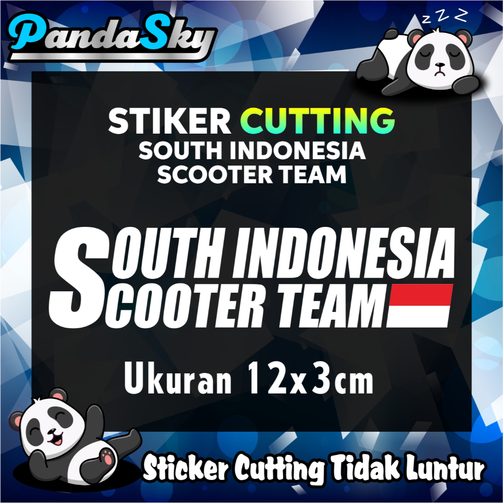 Jual STIKER SOUTH INDONESIA SCOOTER TEAM CUTTING | Shopee Indonesia