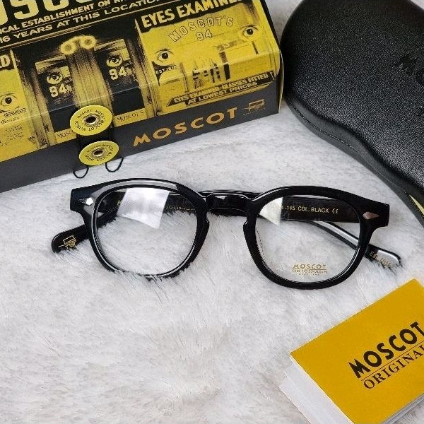 Jual Frame Kacatama Moscot Lemtosh Medium Black Glossy Lensa Normal ...