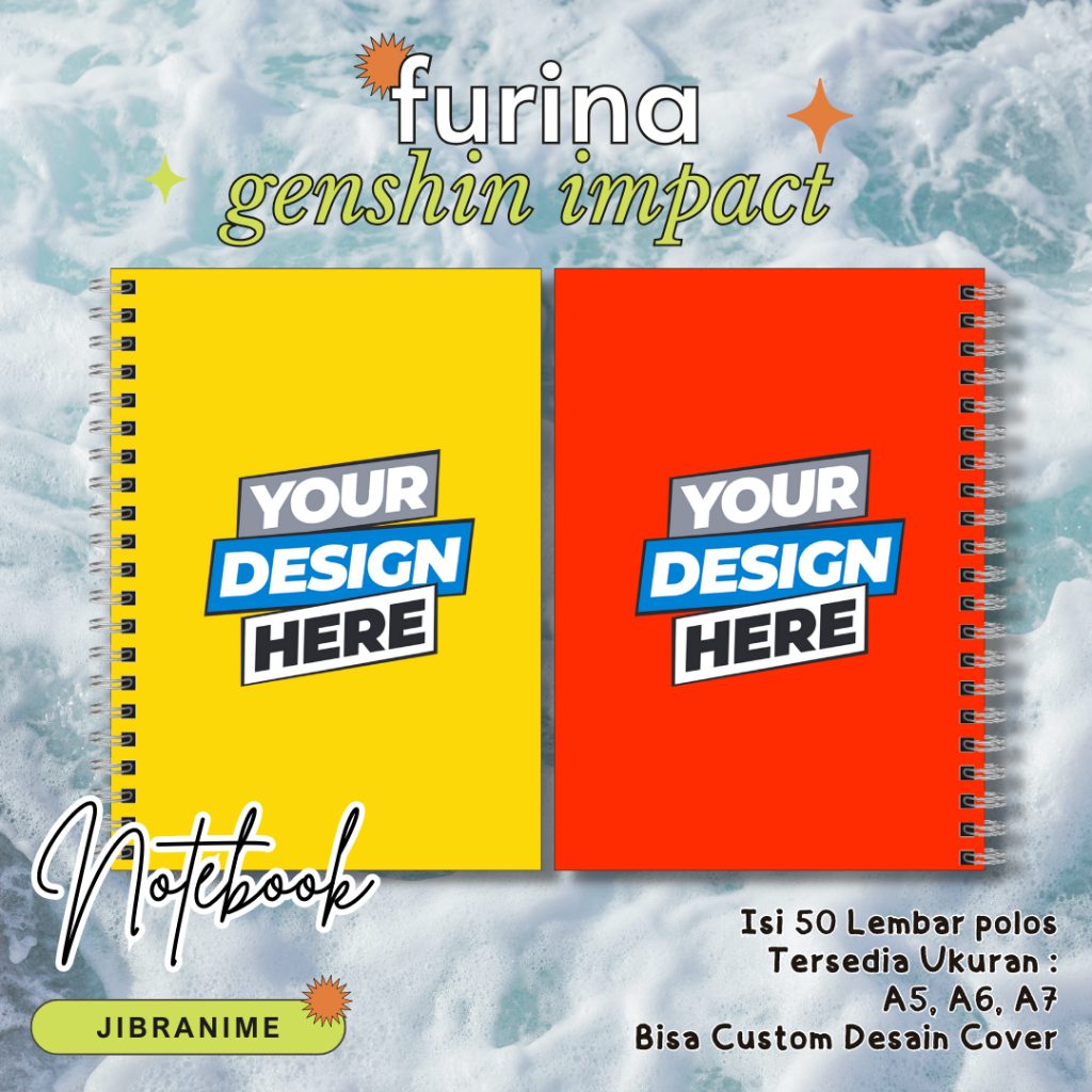 Jual NOTEBOOK GENSHIN IMPACT FURINA / BUKU CATATAN GENSHIN IMPACT ...
