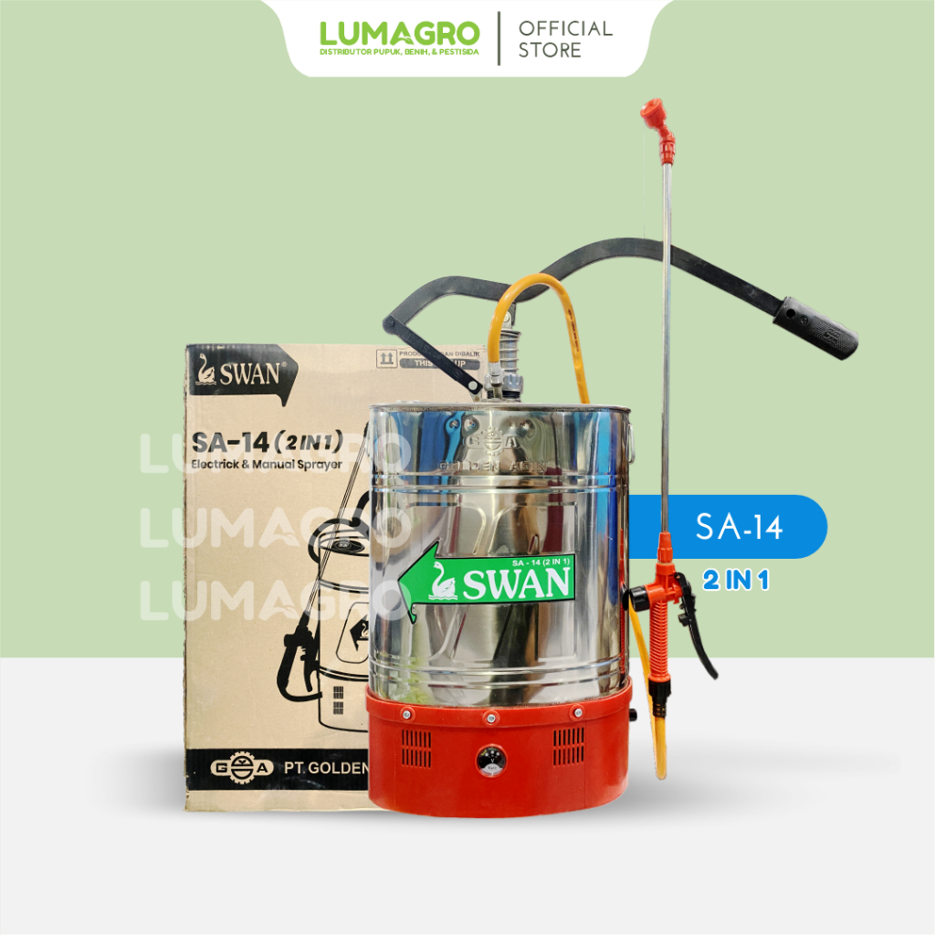 Jual Tangki Sprayer SA-14 2in1 Swan 14 Liter Alat Semprot Hama SA14 ...