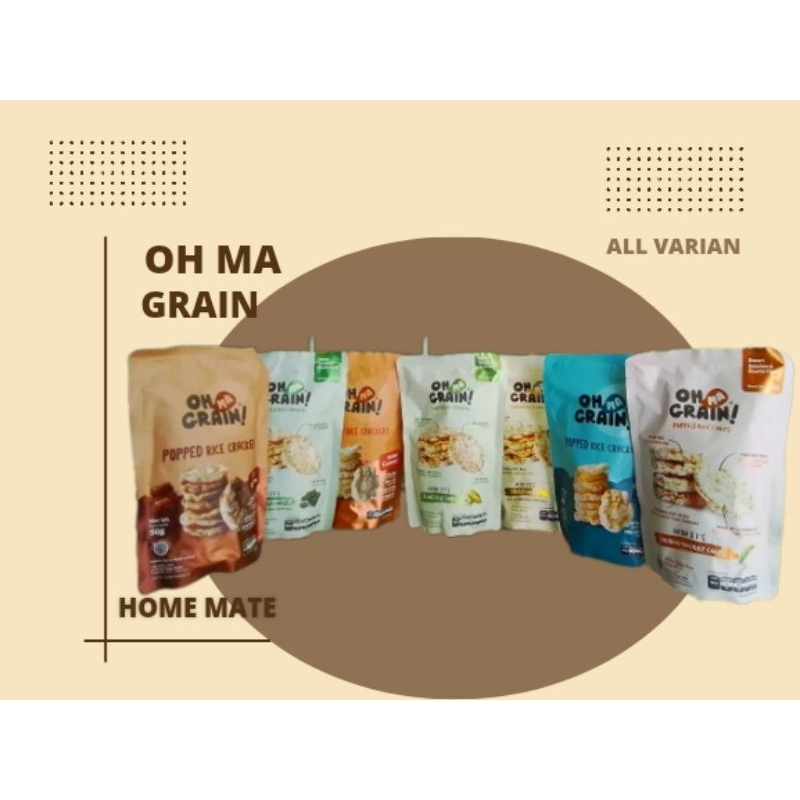 Jual oh ma grain(popped rice crackers) | Shopee Indonesia