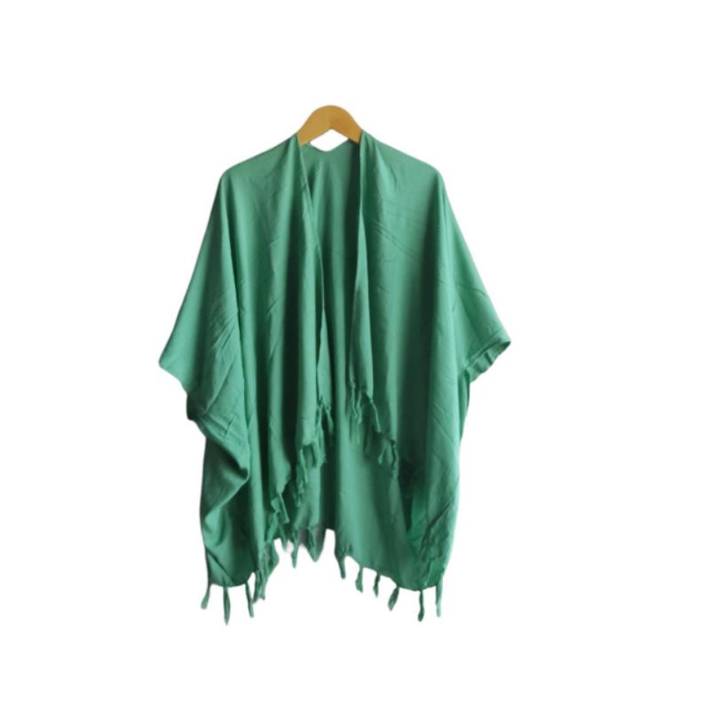 Jual Cardigan Pantai Auter Polos Bali Outer Rumbai Rayon Allsize ...
