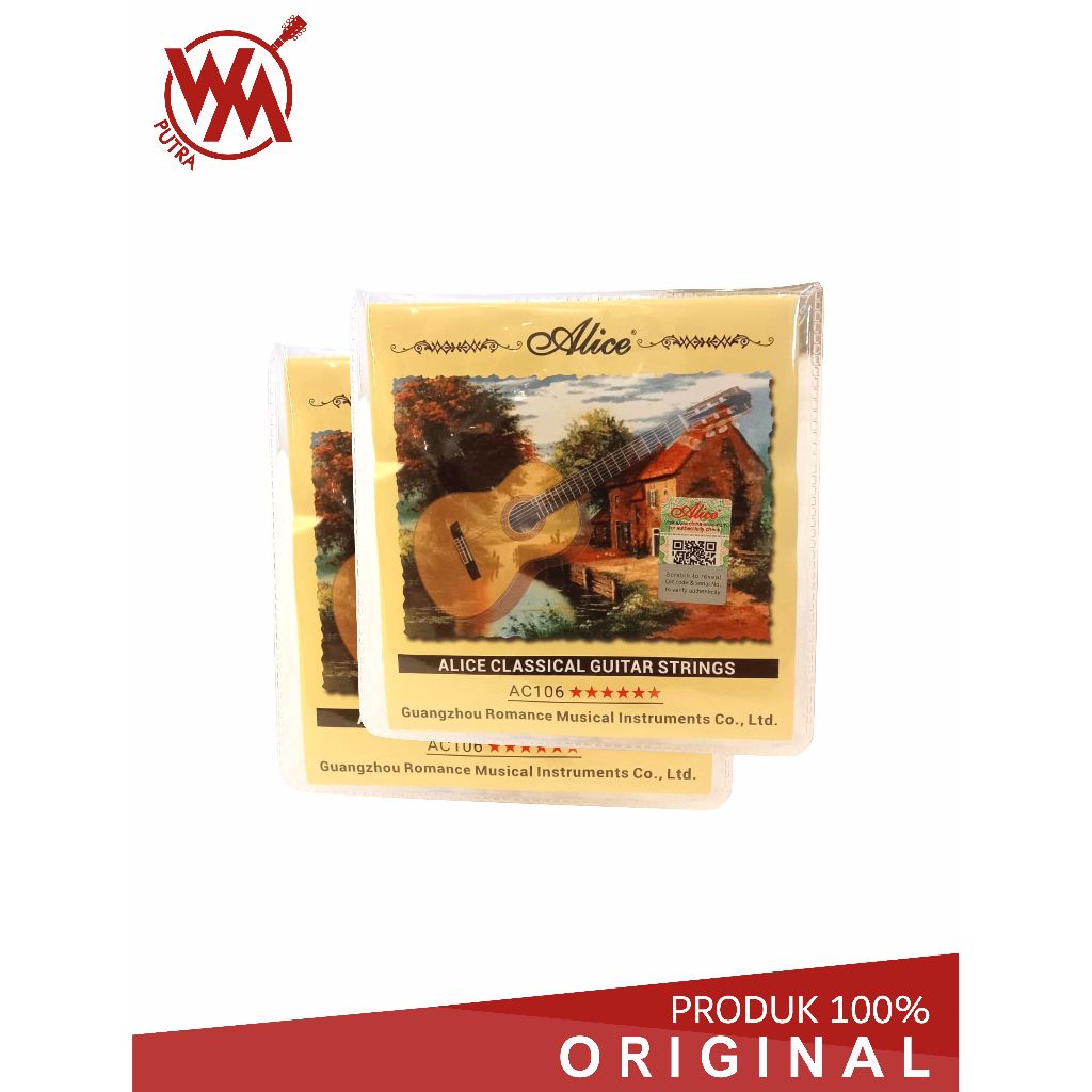 Jual ALICE CLASSICAL GUITAR STRING NORMAL TENSION AC106 N/AC106 N ...