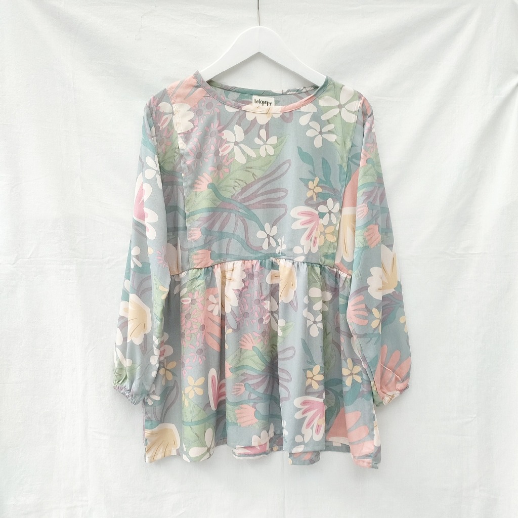 Jual Baju Menyusui Blouse Atasan Hamil Busui Bukaan Samping Kanan Kiri ...