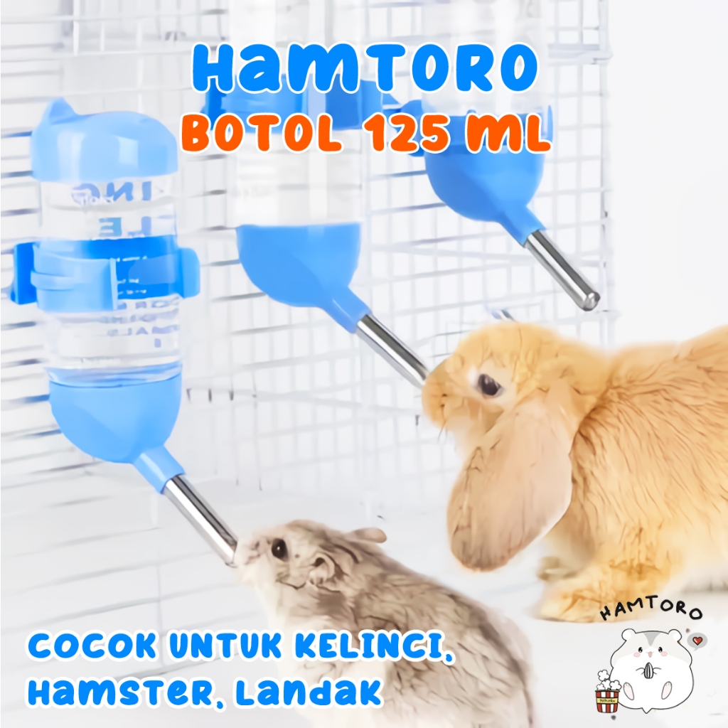 Jual Hamster Bottle 125ML Botol Minum Hamster/Landak Mini/Kelinci ...