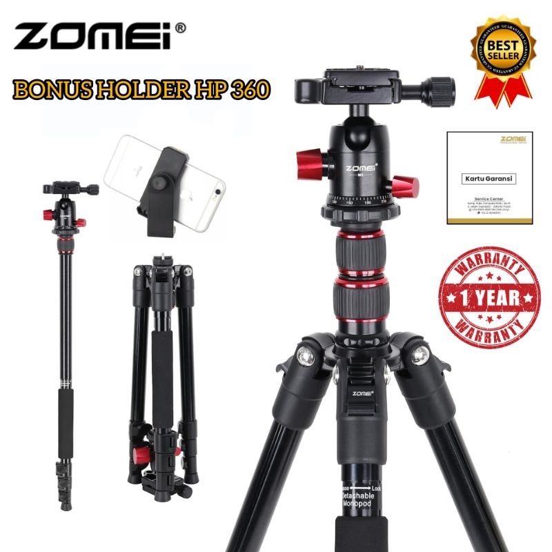 Jual ZOMEI M5 Profesional Tripod Traveling Ball Head for Kamera DSLR ...