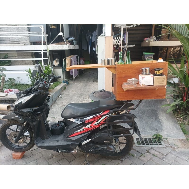 Jual MURAH !!! box kopi keliling motor pintu sistem hidrolis | Shopee ...