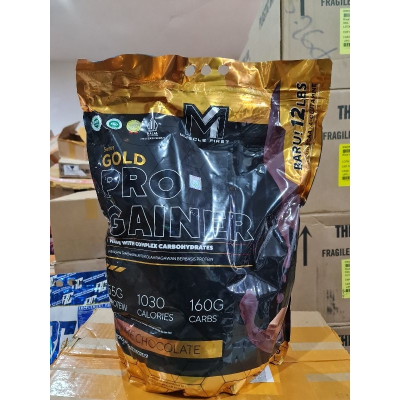 Jual M1 MUSCLE FIRST PRO GOLD GAINER 12 LBS serious Mass Weight Gain ...