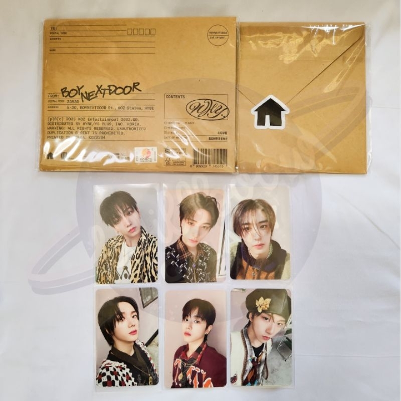 Jual [READY STOCK] BOYNEXTDOOR Album WHY Letter version Kpopmerch Benefit PC Photocard | Shopee ...