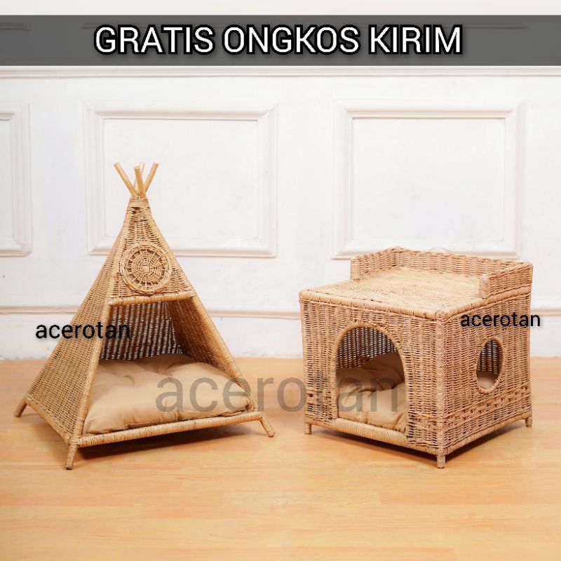 Jual RUMAH TEMPAT TIDUR KUCING DAN ANJING ADULT MODEL KOTAK DAN ...