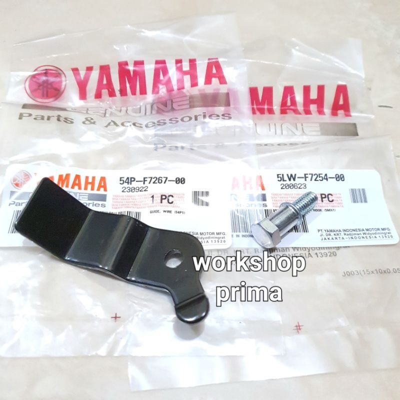 Jual breket dudukan besi pegangan kabel tali rem belakang per standar 2 ...