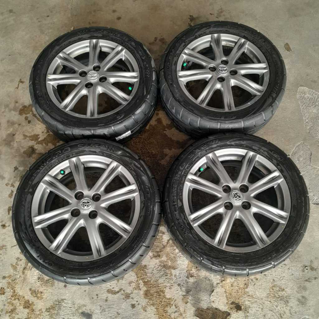 Jual VELG COPOTAN MOBIL YARIS R16 PCD 4X100 + BAN GT SX2 205 50 R16 ...