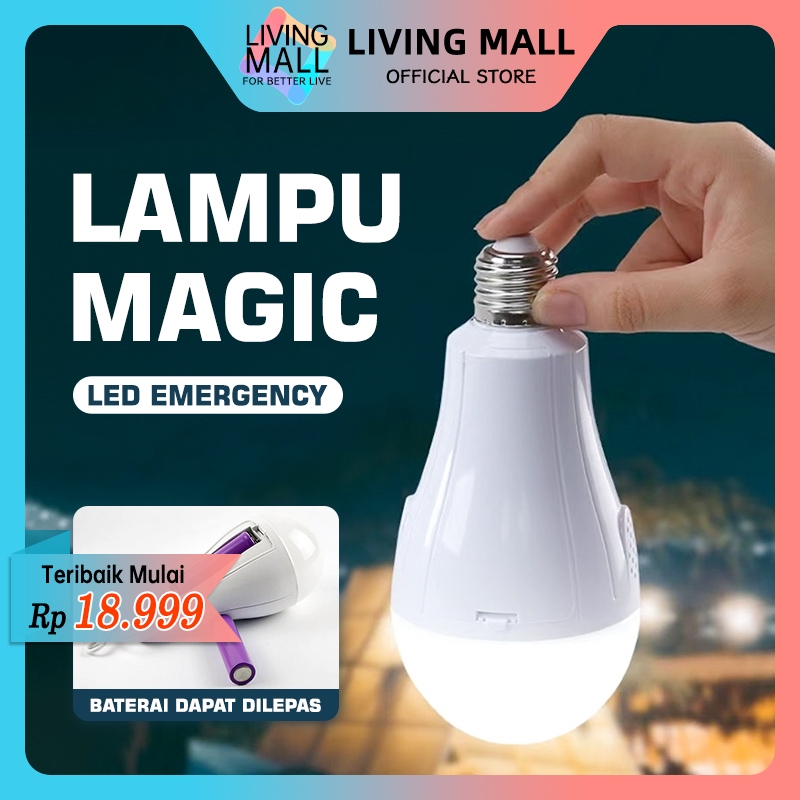 Jual Lampu Magic 30 Watt / Lampu LED Emergency 30W Bohlam Abulb / Lampu ...
