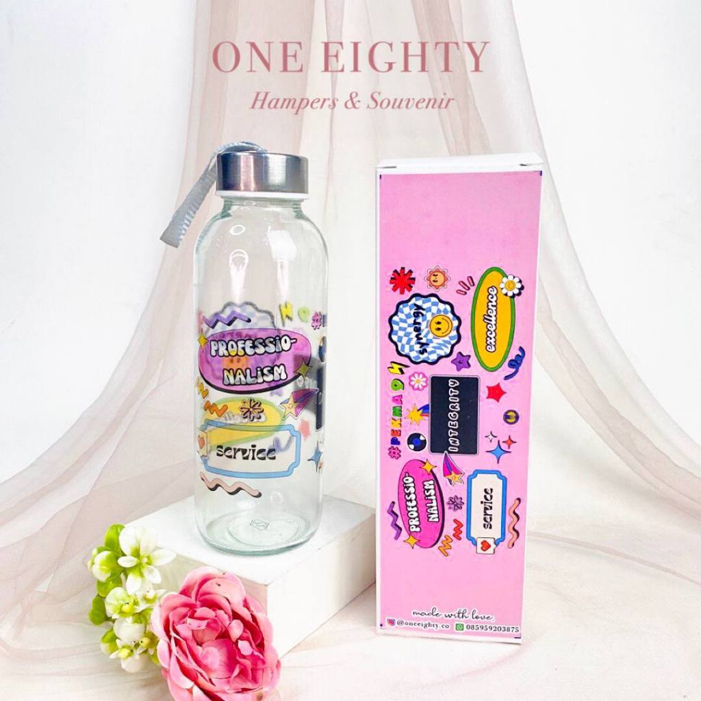 Jual SOUVENIR TUMBLER BOTOL KACA BOX CUSTOM SOUVENIR PERNIKAHAN ...