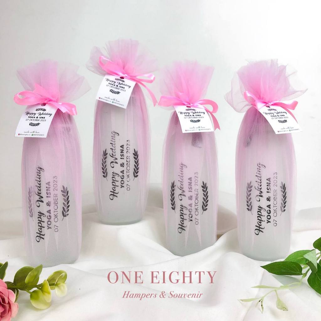 Jual SOUVENIR TUMBLER BOTOL KACA KEMAS TILE PITA FREE UCAPAN SOUVENIR ...