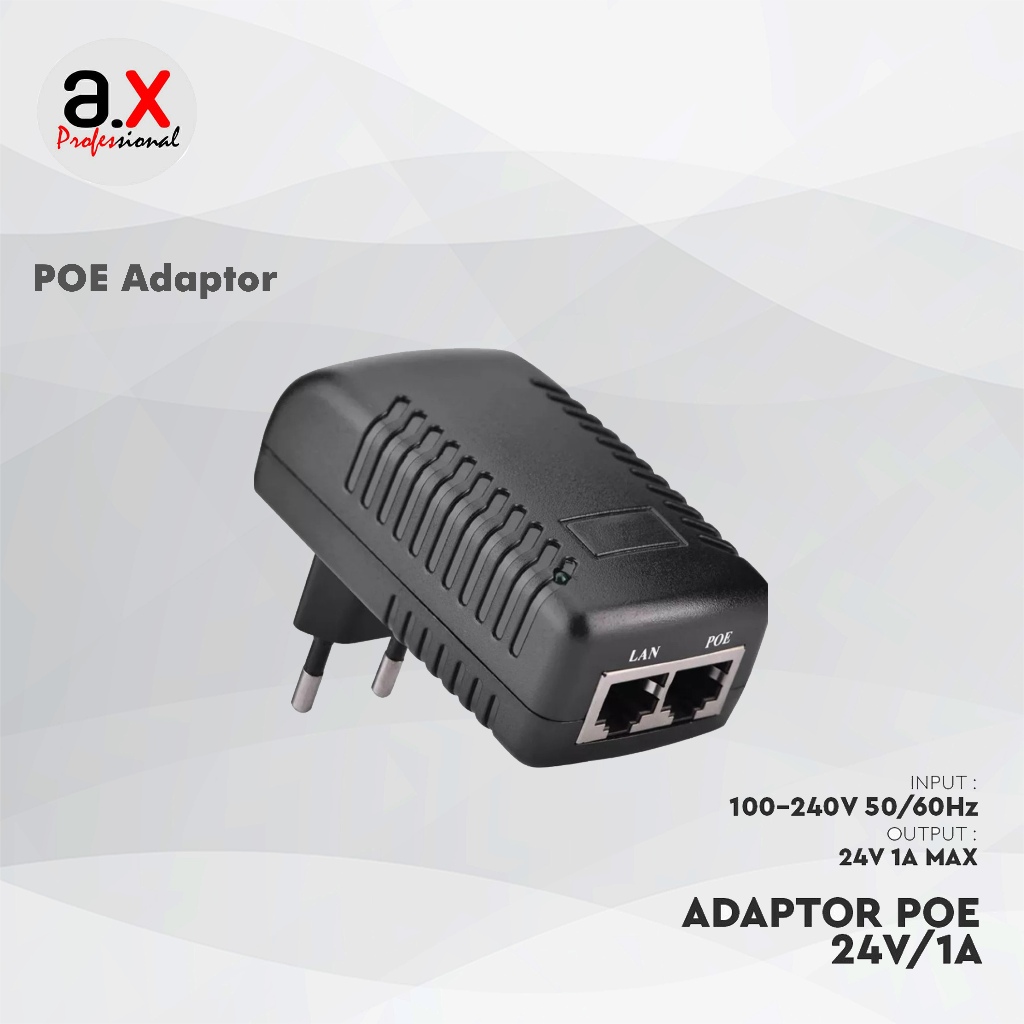 Jual POE ADAPTOR 24V 1A | Shopee Indonesia